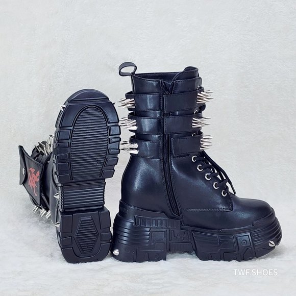 Anthony Wang | Shoes | Anthony Wang Blackest Night Cyber Punk Goth Mid ...
